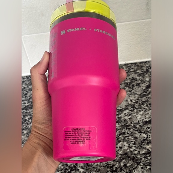 Starbucks | Accessories | Nwt Starbucks X Stanley Quencher Neon Pink ...